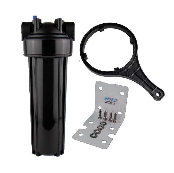 HF20BB-BLACK-SET - 20in High Flow Jumbo Filter Housing Set with Bracke ...