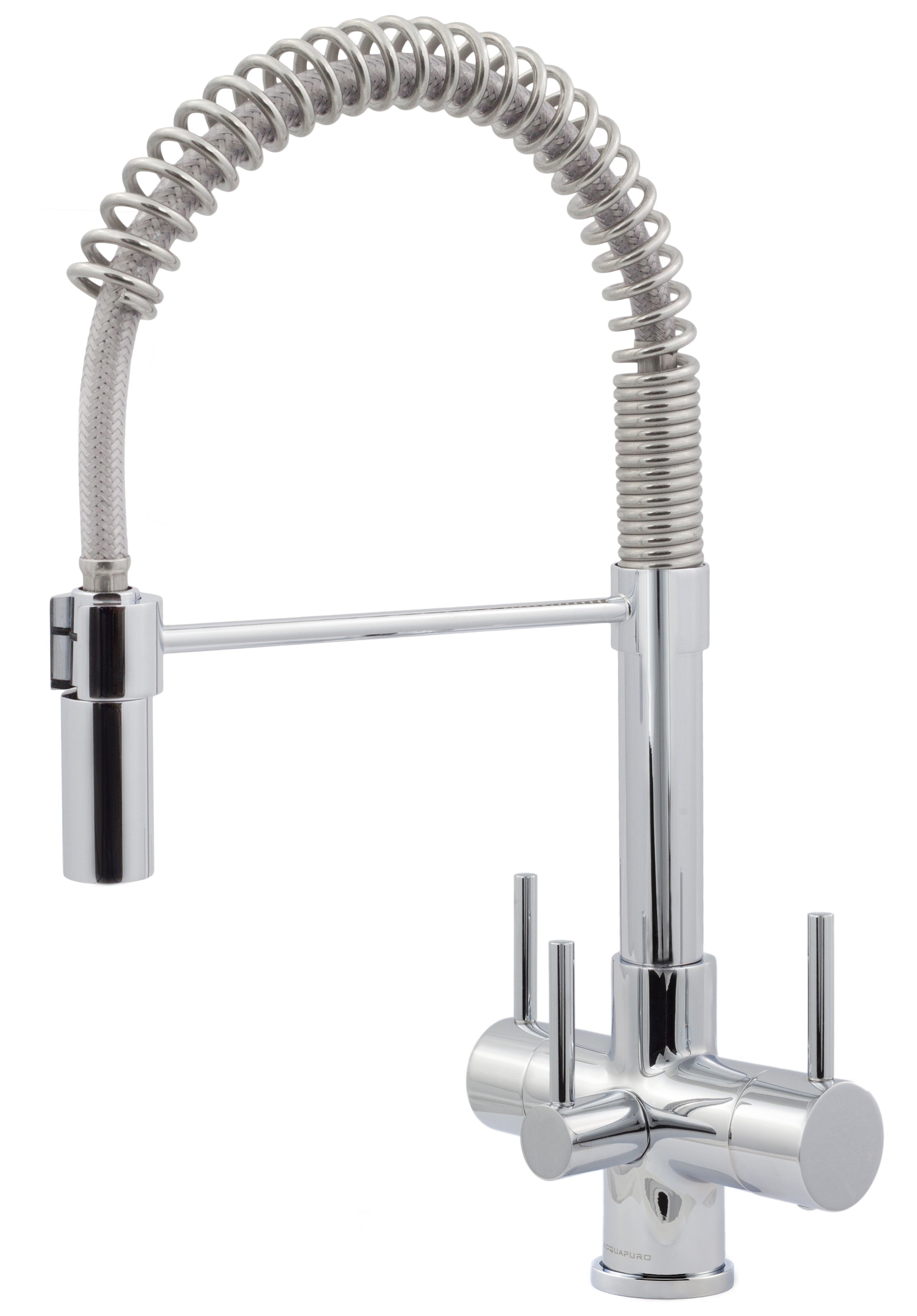 Milano 3-Way Chrome - Kitchen Filter Tap with QC100 Filter System - Ac ...