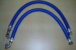 Wrekin Water HF1000/1 PVC Braided High Flow Hoses (1" BSP, 1000mm, Pair ...