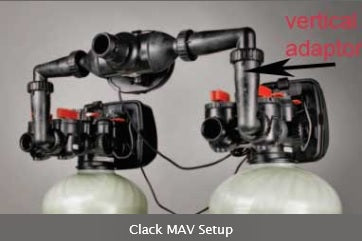 WS2 CI Duplex Connection KIT for Duplex Water Softener with Clack WS2 ...